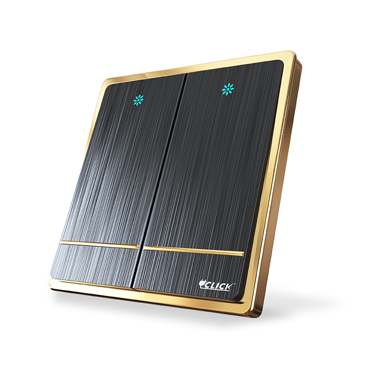 Switch & Accessories :: CLICK HARMONY 2 GANG 2 WAY SWITCH, 16A