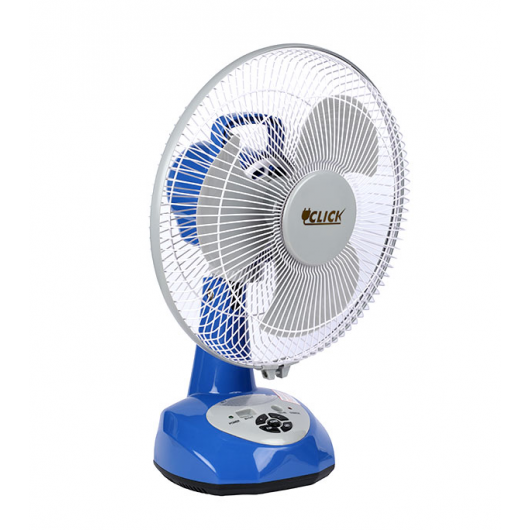 Fan :: Personal Fan :: CLICK Rechargeable Table Fan 12"