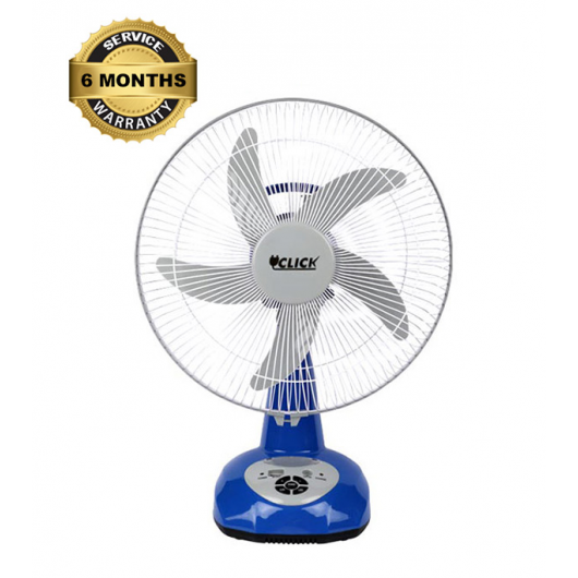 Fan :: Personal Fan :: CLICK Rechargeable Table Fan 14"
