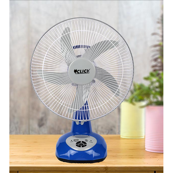 Fan :: Personal Fan :: CLICK Rechargeable Table Fan 14"